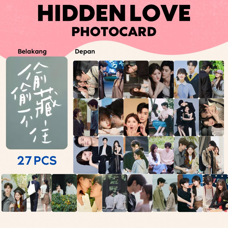 Jual 27 PCS PHOTOCARD HIDDEN LOVE | ZHAO LU SI | CHEN ZHE YUAN | SANG ZHI | DUAN JIAXU | Shopee ...