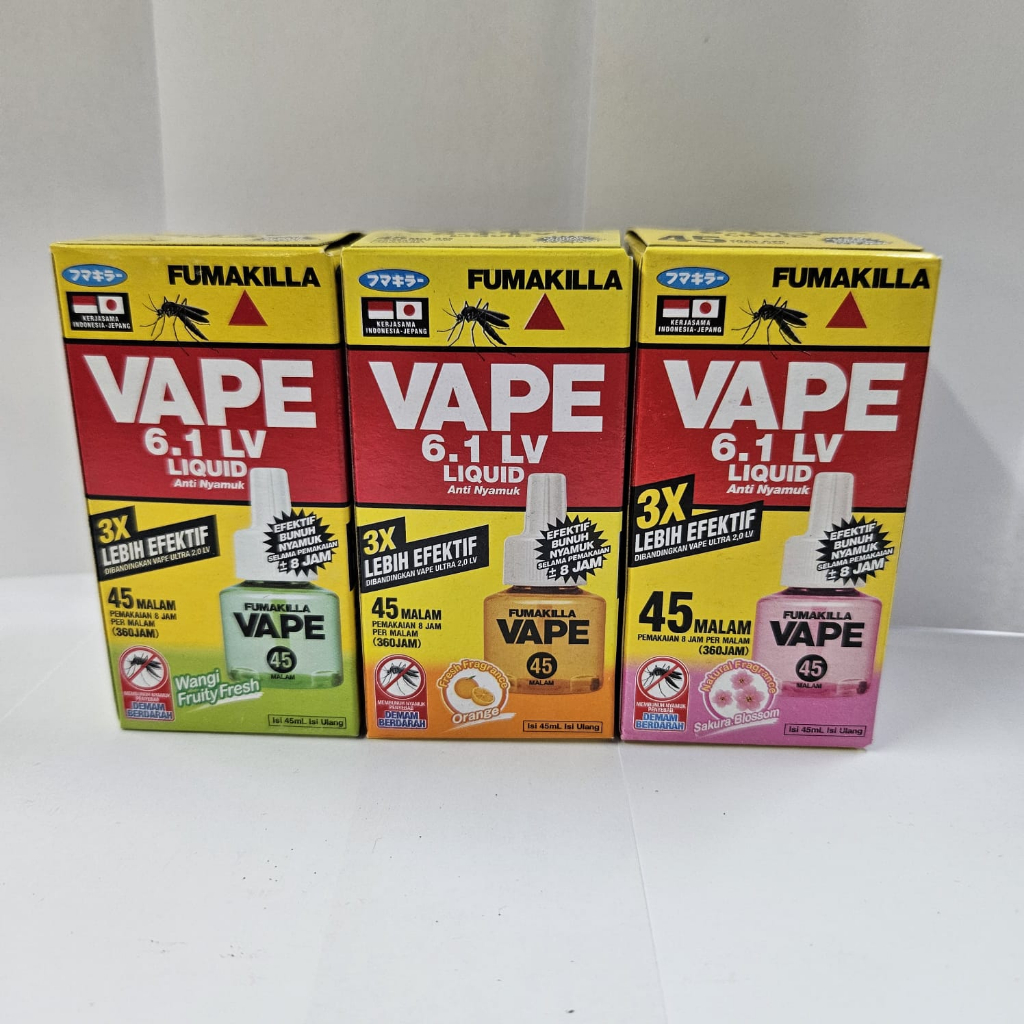 Jual Vape Liquid Refill Isi Ulang 45 Malam Fruity Fresh Sakura Blossom ...