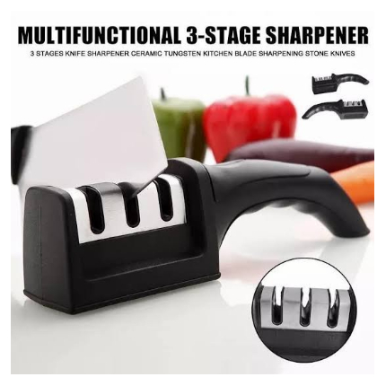 Jual Asahan Pisau Gunting 3 Step Knife Sharpener / Alat Pengasah 3 Slot ...