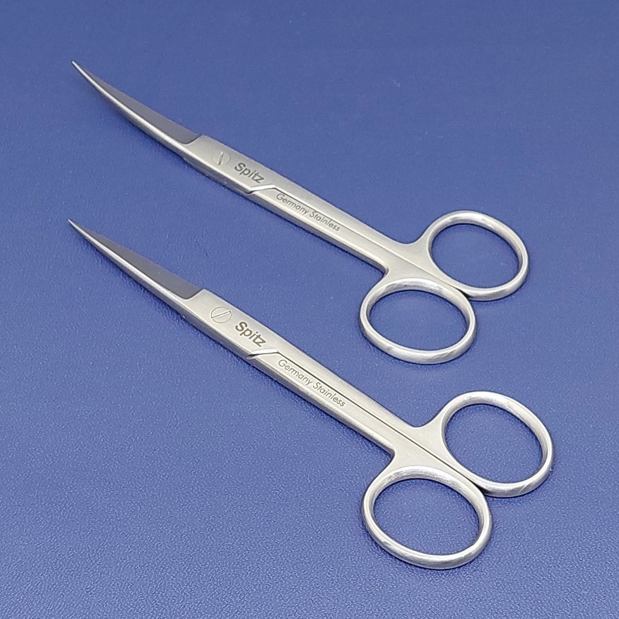 Jual Alat Medis Gunting Standard Operasi Tajam-Tajam 14,5 cm |Spitz ...