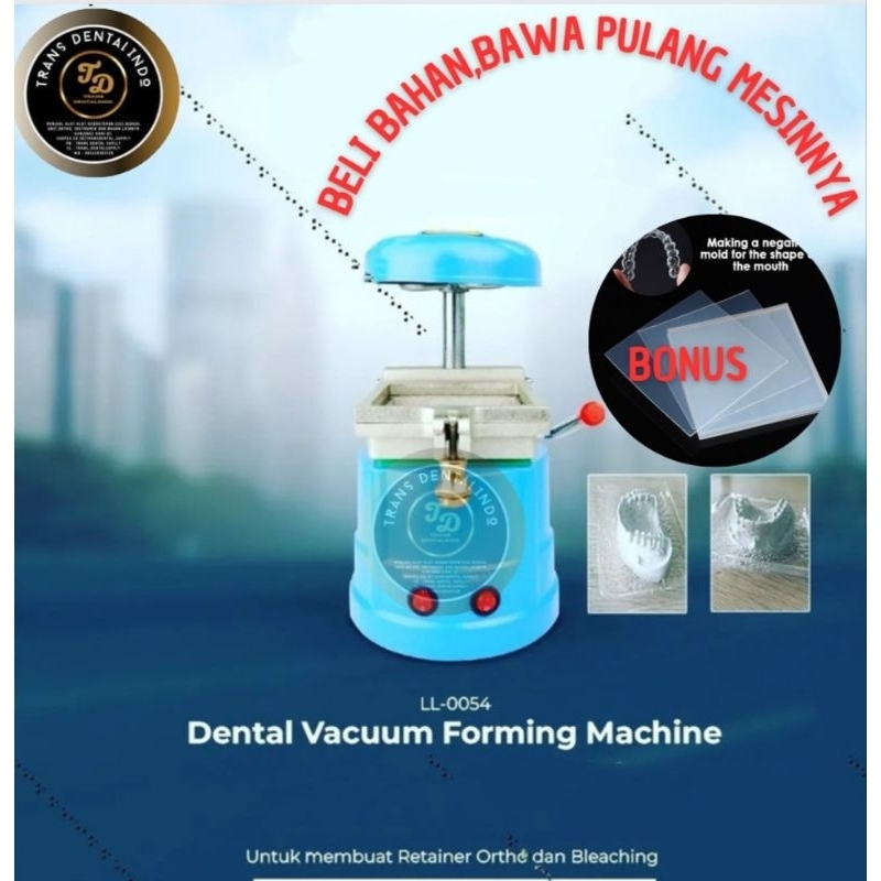 Jual Mesin Vacuum Retainer/Vacuum Forming Free Bahan Retainer | Shopee ...