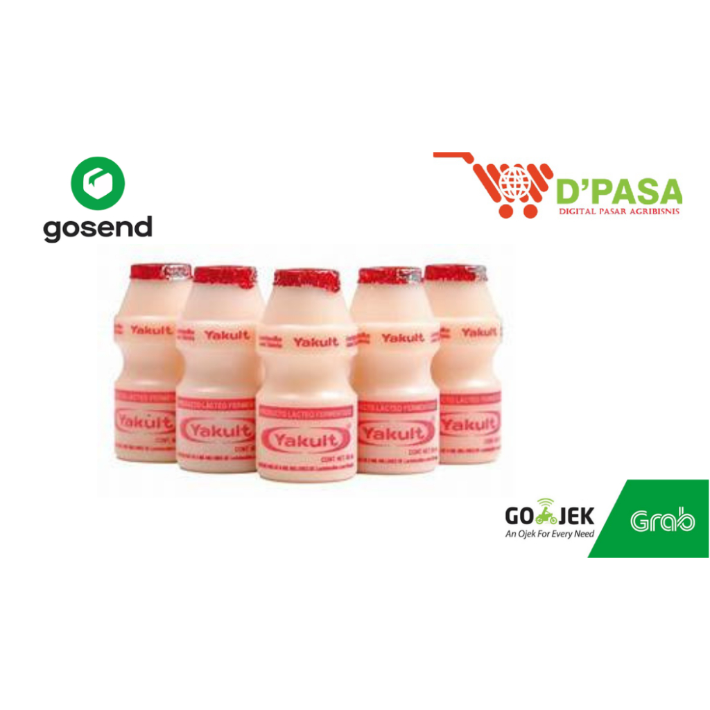 Jual KIRIM INSTAN Yakult Minuman Susu Fermentasi Probiotik 1 pack isi 5 ...