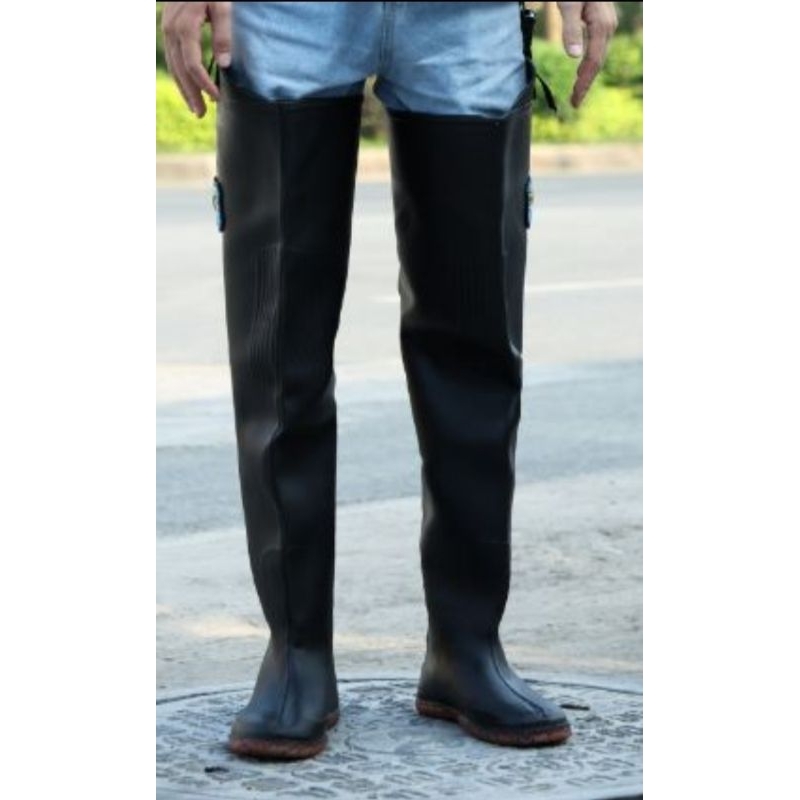 Jual SEPATU BOOT BOTH LORENG FULL 80 CM SEPATU TANI KERJA BOTS SAWAH ...