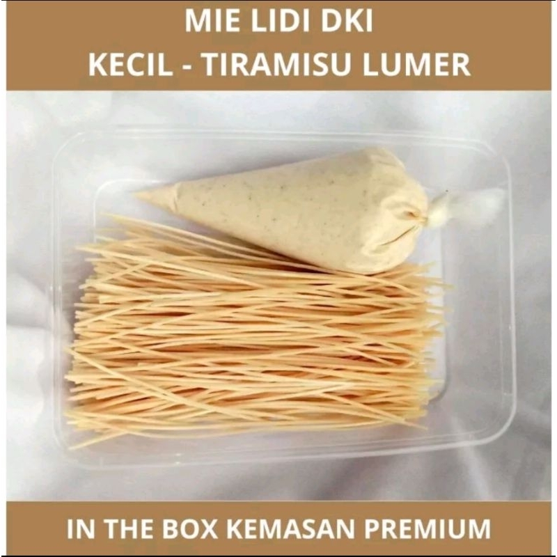 Jual Mie Lidi Lumer Tiramisu Premium Kemasan Box 500 Ml | Shopee Indonesia