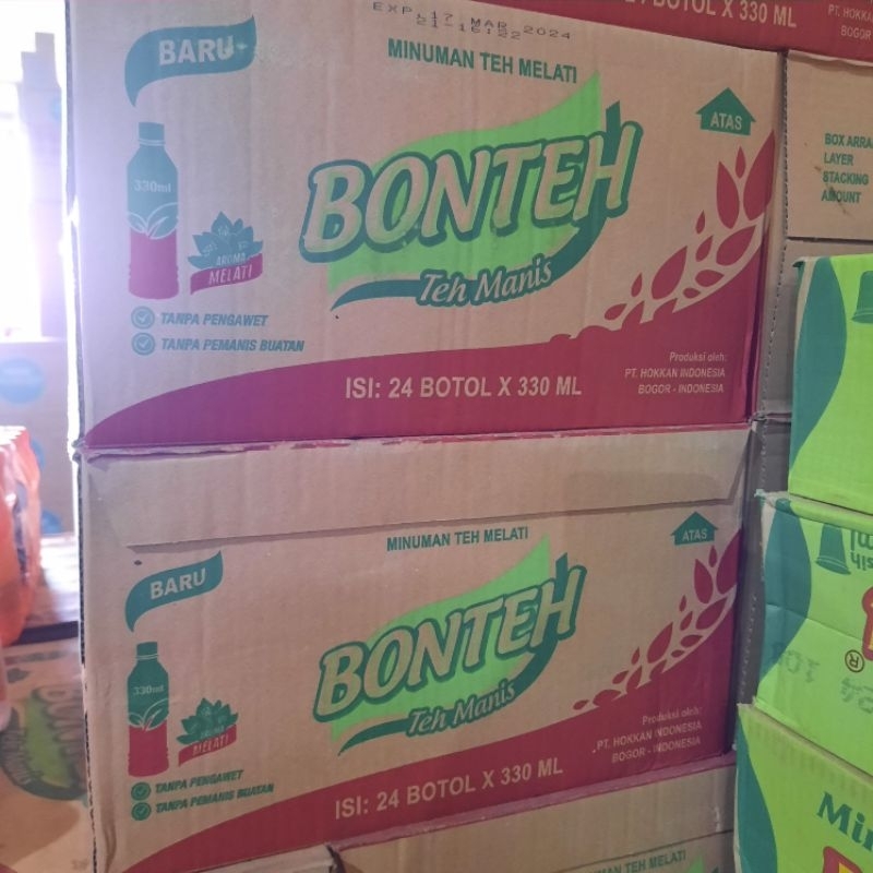 Jual TEH BONTEH 330ML 1 DUS ISI 24 BOTOL | Shopee Indonesia