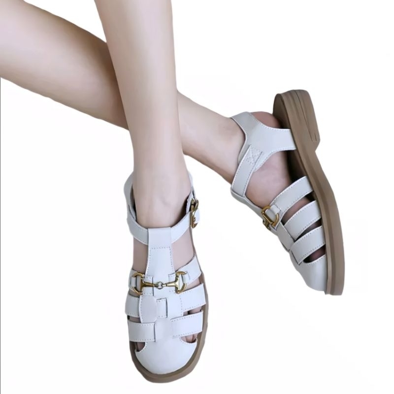 Jual Sandal Wanita Docmart Import Kepang Tali Belakang 0233 | Shopee ...