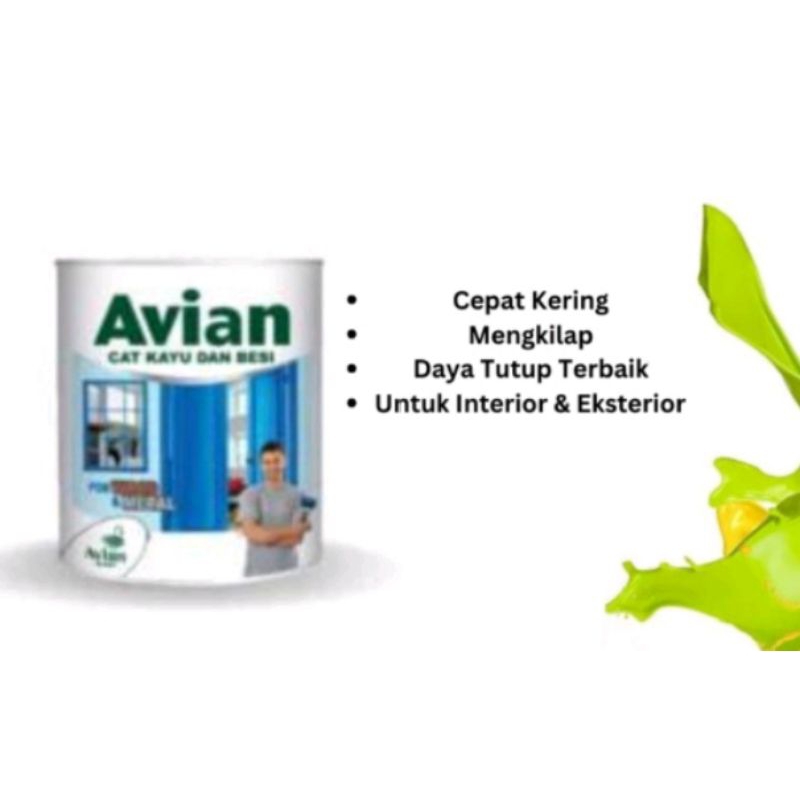 Jual Promo Cat Avian 1kg cat besi dan Kayu | Shopee Indonesia
