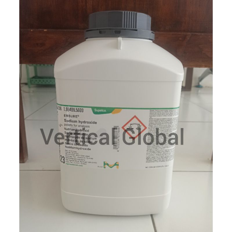 Jual Sodium Hydroxide Merck 1.06498.5000 5 kg NaOH pa | Shopee Indonesia
