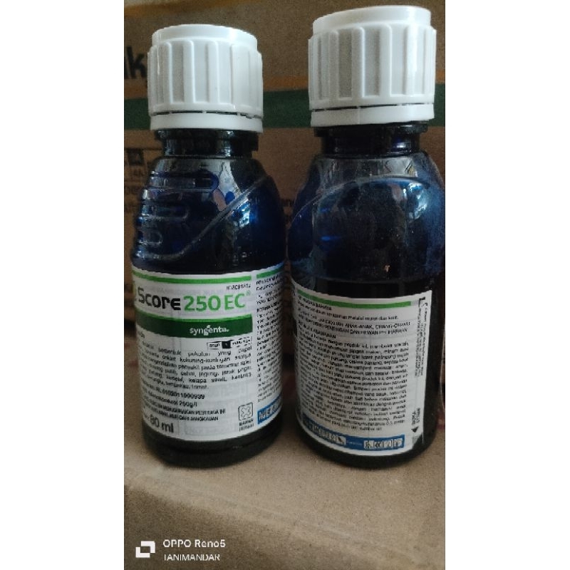 Jual Fungisida SCORE 250 EC Produk SYNGENTA Isi 80 ML ORIGINAL | Shopee ...