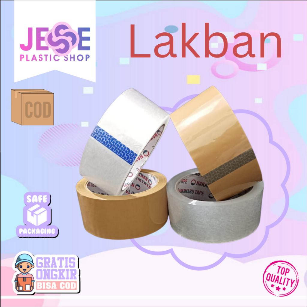 Jual Isolasi | Lakban | Lakban Bening | Lakban Coklat | Isolatip 45mm ...