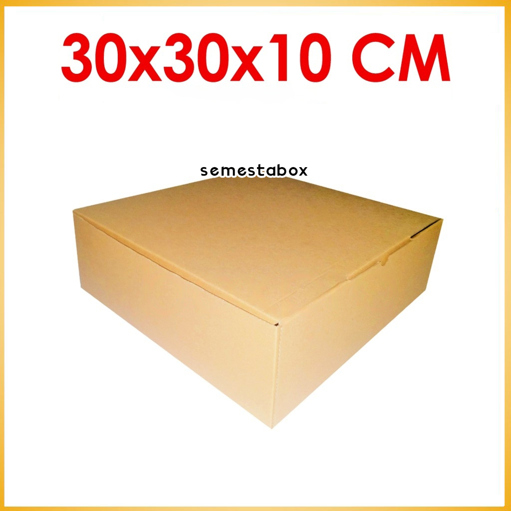 Jual Kardus Dus uk 30x30x10 cm (ECER) Die Cut Box Kotak Packing ...