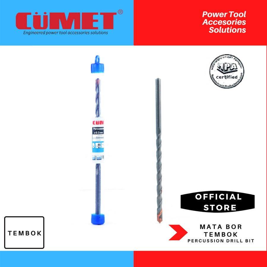 Jual Cumet Mata Bor Tembok Percussion Drill Bit 6x100mm | Shopee Indonesia