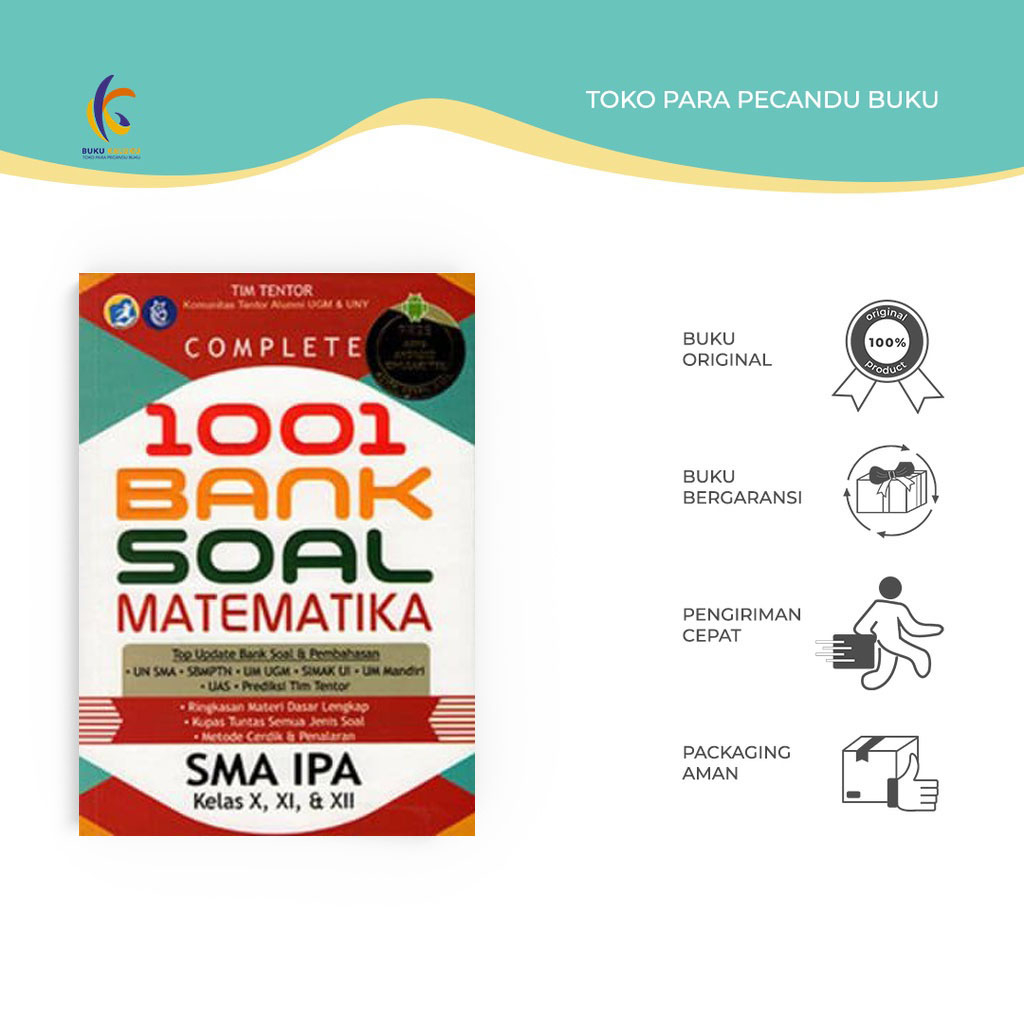 Jual Buku Latihan - Complete 1001 Bank Soal Matematika SMA Ipa Kelas X, XI, XII | Shopee Indonesia