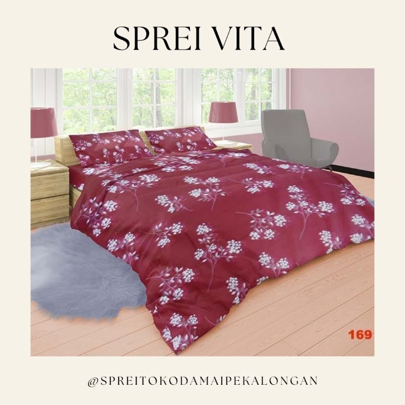 Jual Sprei VITA Bunga ( ALL SIZE ) | Shopee Indonesia