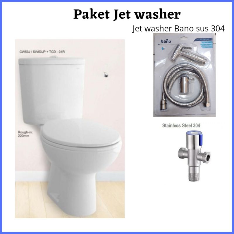 Jual Closet Duduk Toto CW53J Cw 53 J / kloset duduk Toto | Shopee Indonesia