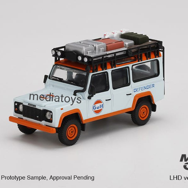 Jual diecast 1:64 mobil land rover defender 110 no156 edisi gulf ...