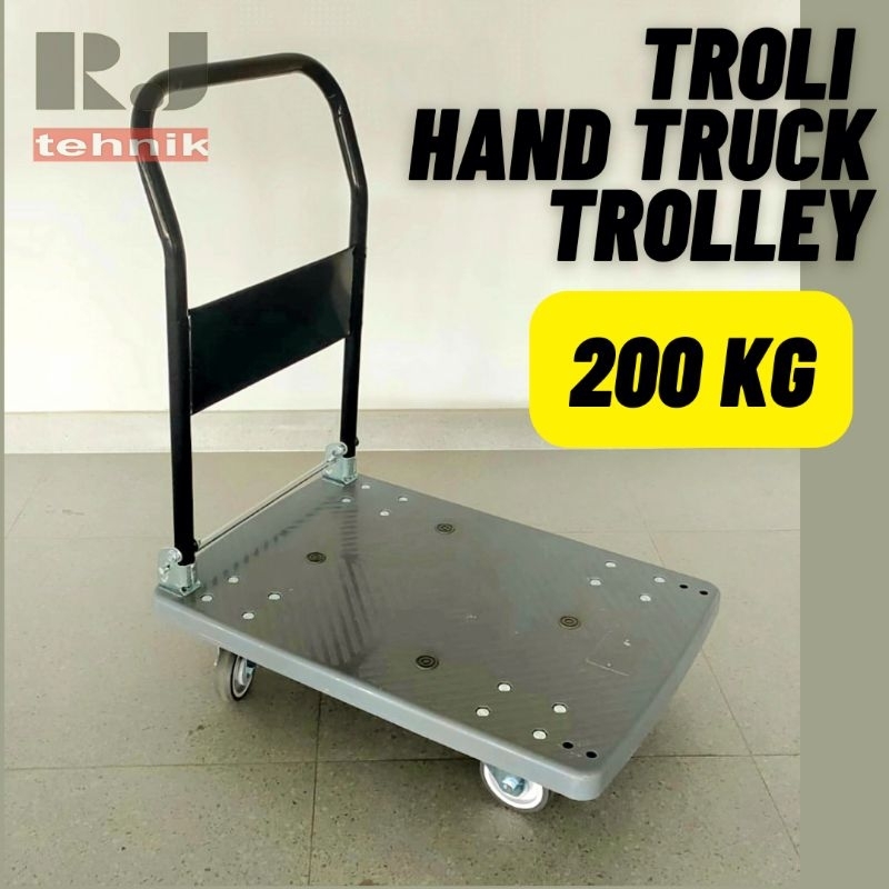 Jual Troli Hand Truck Trolley Kereta Dorong Angkut Barang 200kg ...