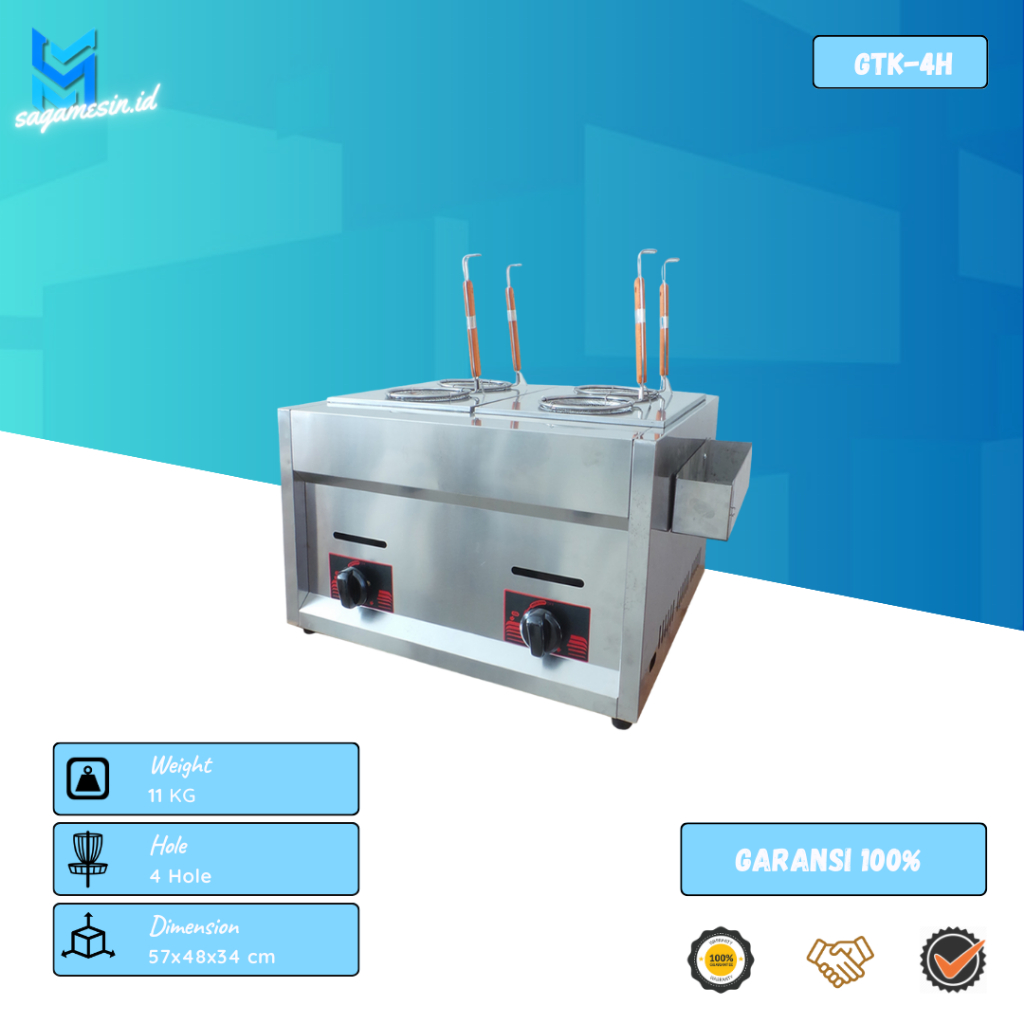 Jual Gas Noodle Boiler Guataka Mesin Perebus Mie 4 Hole Portable I Mesin Perebus Mie 4 Lubang ...