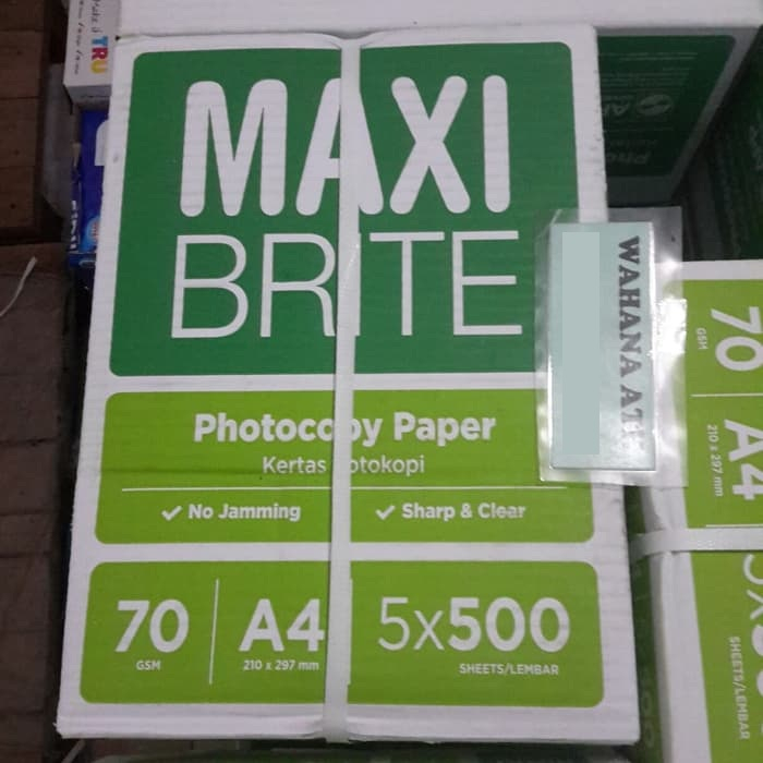 Jual Kertas hvs Maxi Brite A4 | Shopee Indonesia