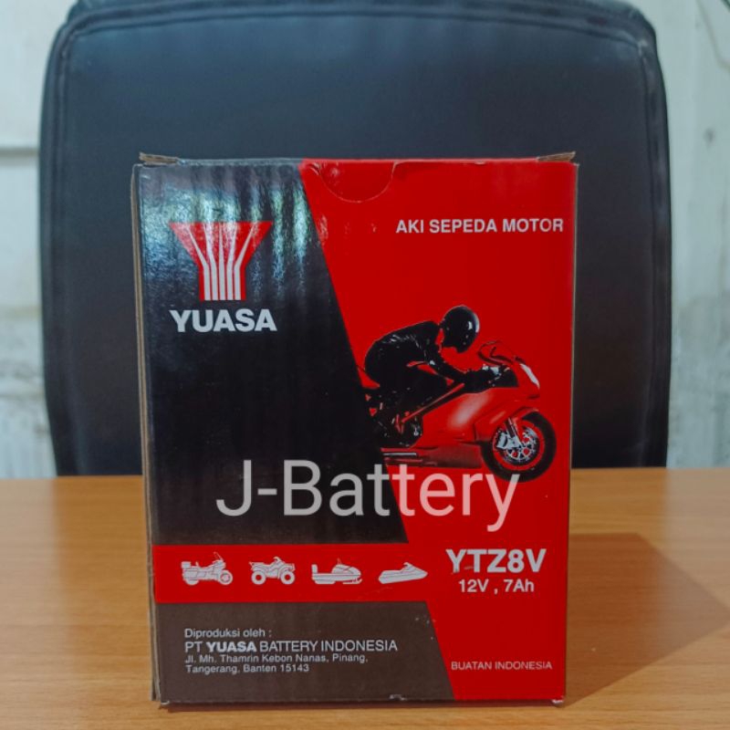 Jual YUASA YTZ8V AKI MOTOR VESPA SPRINT 150, XMAX, VESPA LX 150 | Shopee Indonesia