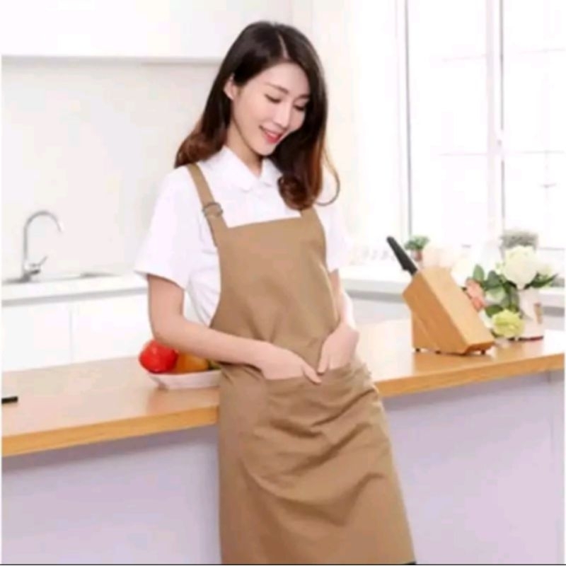 Jual CELEMEK/APRON/RESTORAN/KOKI/MASAK/CELEMEK POLOS | Shopee Indonesia