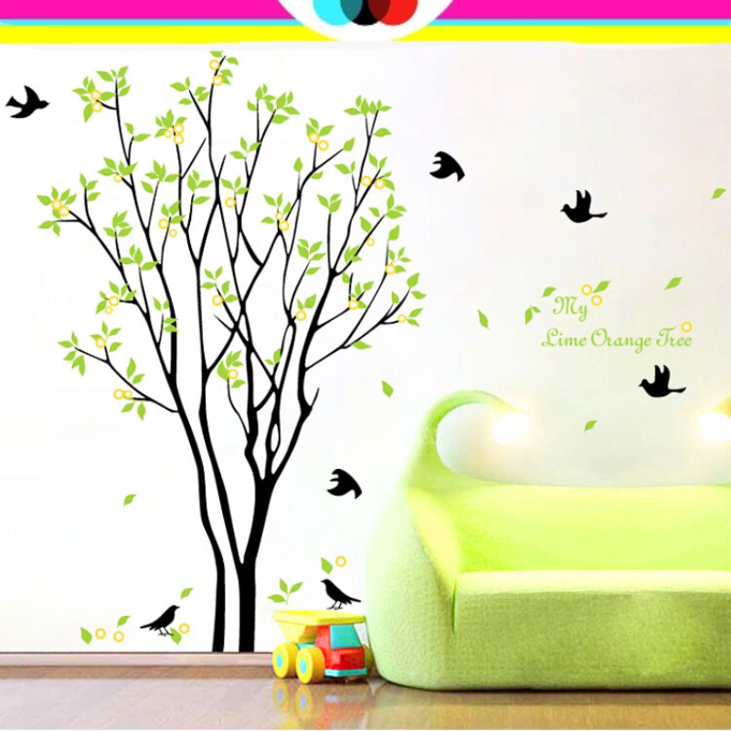 Jual WALLSTICKER WALL STICKER STIKER SETIKER HIASAN DINDING POHON 2 ...