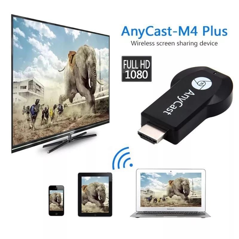 Jual HDMI Dongle Anycast M4 plus WiFi Display TV wireless Receiver | Shopee Indonesia