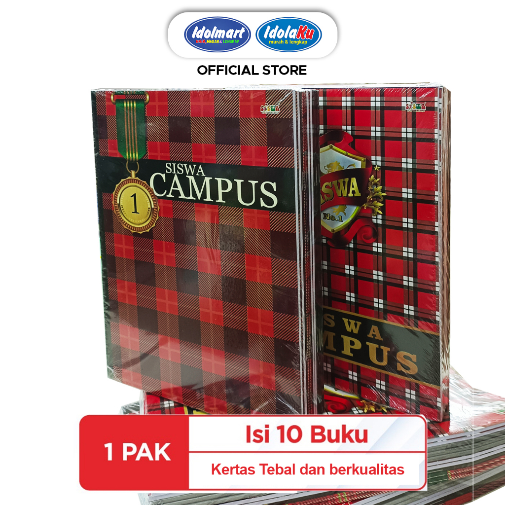 Jual IDOLMART Buku Tulis Campus Ideal isi 50 Lembar Surabaya | Shopee Indonesia