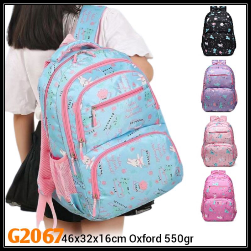 Jual Gij. Tas Ransel Anak Perempuan Girl Backpack G2067 K2229 1kg2 GIRLS SCHOOL BACKPACK ransel ...
