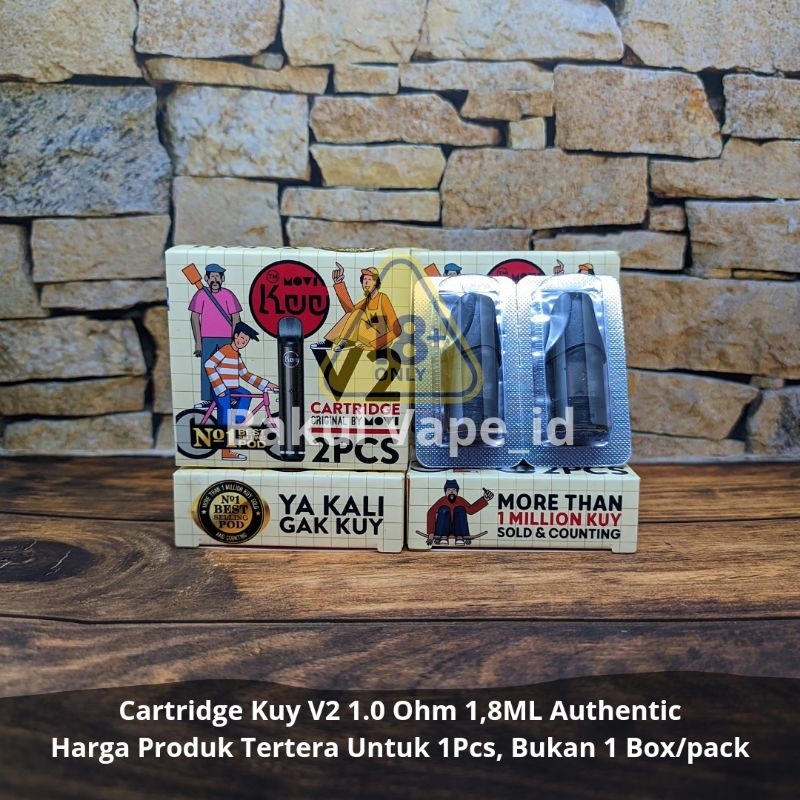 Jual Catridge Kuy V2 1.0 Ohm Original (Harga 1 Pcs Bukan Pack ...