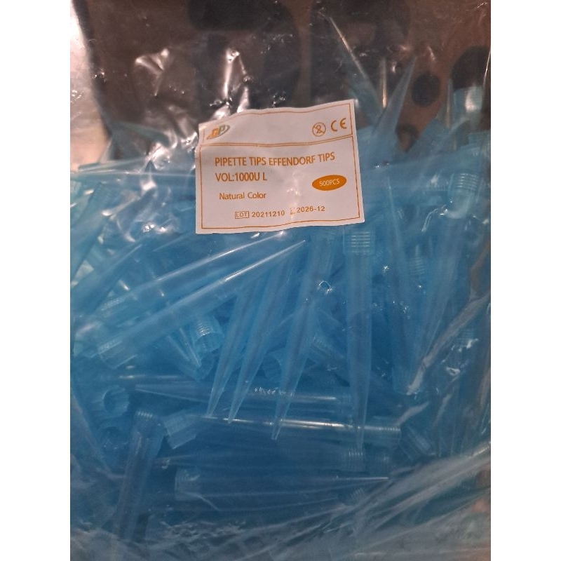 Jual Blue tip micro pipet ukuran 1000 UL eppendrof perpack 500pcs ...