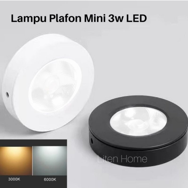 Jual Lampu Plafon LED Outbow Mini Tempel 3 Watt 3w / Lampu Lemari ...
