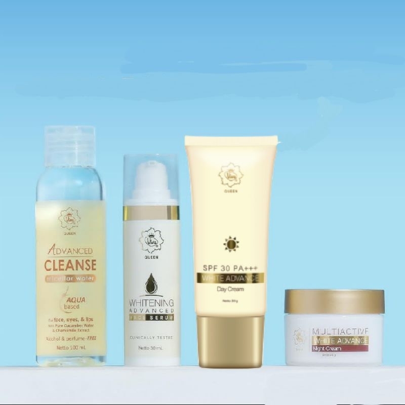 Jual Paket Viva Queen Whitening Advance Series Glowing | Shopee Indonesia