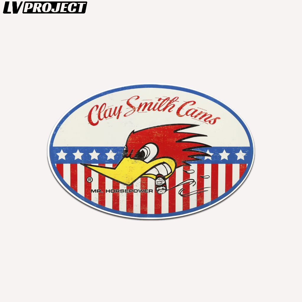 Jual Sticker Logo Motor Clay Smith Oval Anti Air Stiker Motor Classic ...