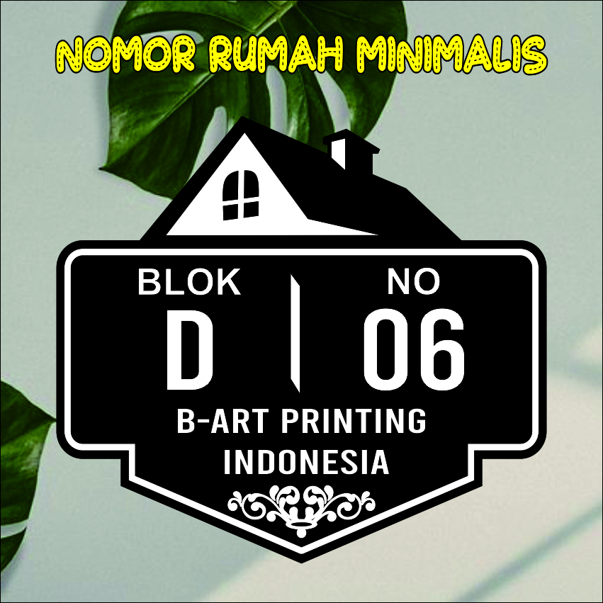 Jual NOMOR RUMAH AKRILIK / ACRYLIC / CUSTOM Nomor rumah cantik ...