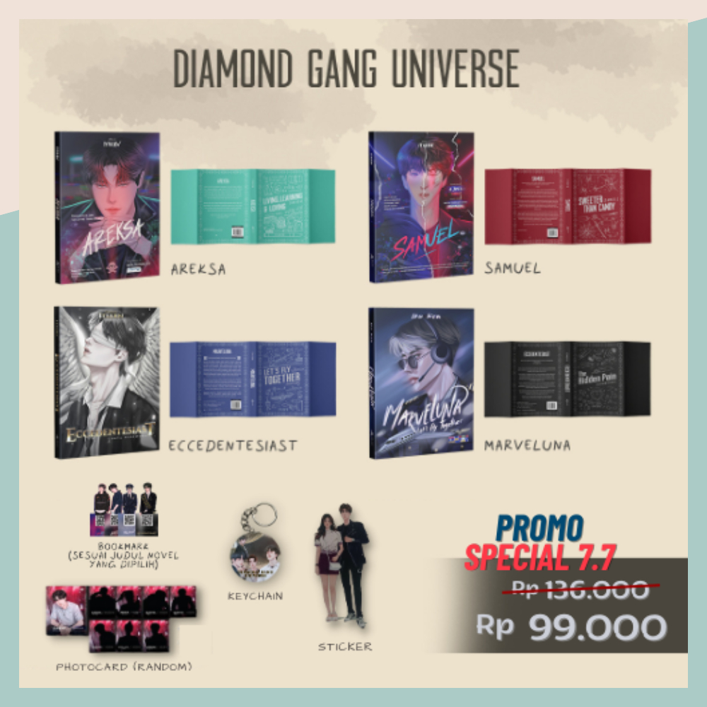 Jual DIAMOND GANG (Areksa / Marveluna / Eccedentesiast / Samuel / Diary ...