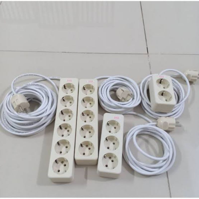 Jual stop kontak uticon 1,2,3,4,5,6lubang+kabel 1,2,3,4,5,6,7,8,9,10meter | Shopee Indonesia