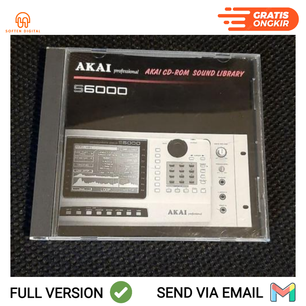Jual AKAI Professional – AKAI S6000 CD-ROM’s – Full Bundle (WAV) audio ...