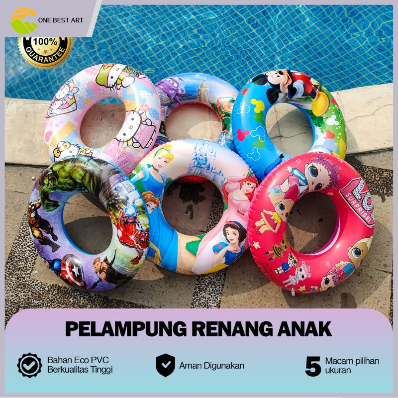 Jual One Best Art - Pelampung Ban Bulat Anak-Anak Dan Remaja Motif ...