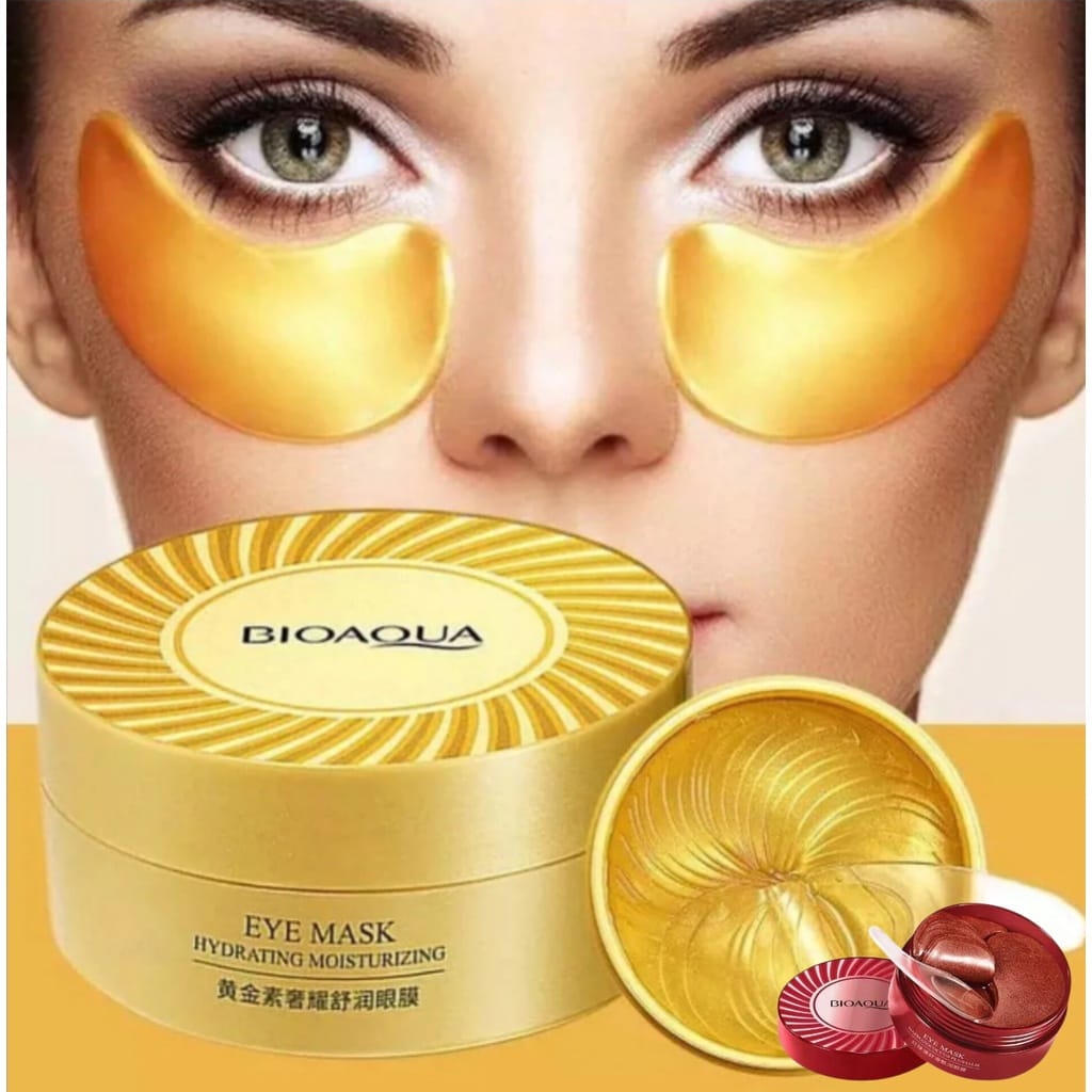 Jual BIOAQUA EYE MASKER/MASKER MATA/ MASKER EMAS/MASKER 60 LBR | Shopee ...