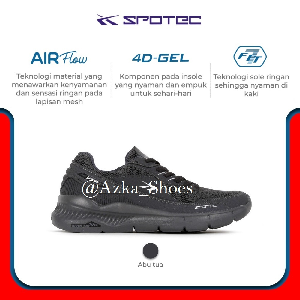Jual SPOTEC VALOR | Sepatu Running | Sepatu Sekolah | Sepatu Lari | Sepatu Original | Shopee ...