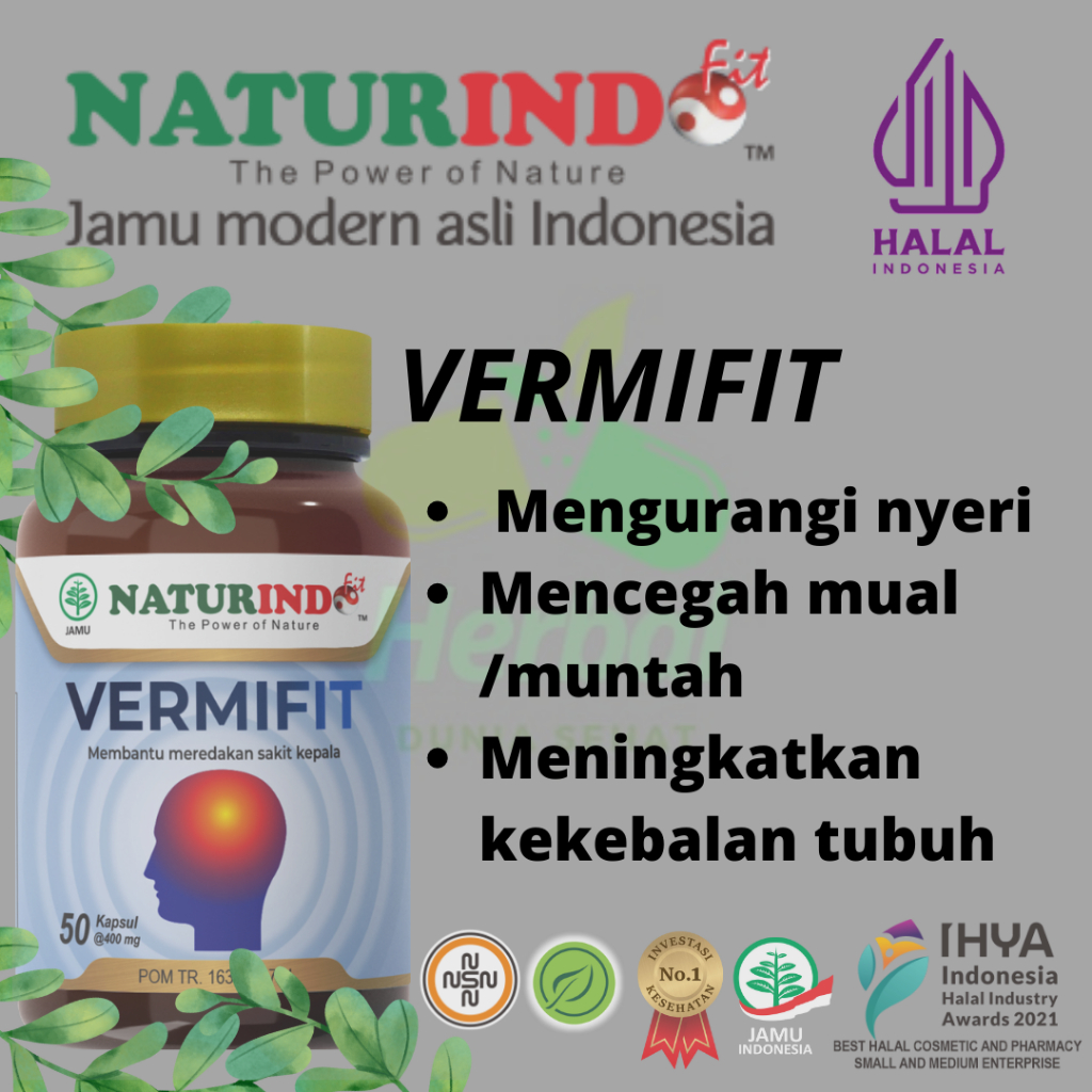 Jual Obat Herbal Sakit Kepala MIgrain Kepala Pusing Nyeri Naturindo ...