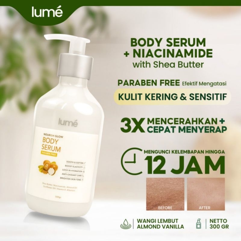 Jual Lume Body Serum Lotion Nourish Glow Brightening Lumecolors ...