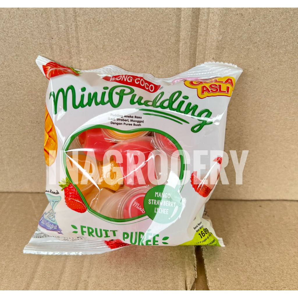 Jual WONG COCO MINI PUDDING FRUIT PUREE | Shopee Indonesia