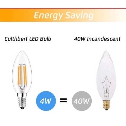 Jual Lampu Led Filament Filamen 4W Fiting E14 / E27 Lampu hias led ...