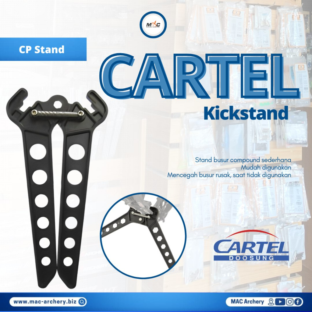 Jual bow stand compound cartel - kick stand compound bow cagrak busur ...