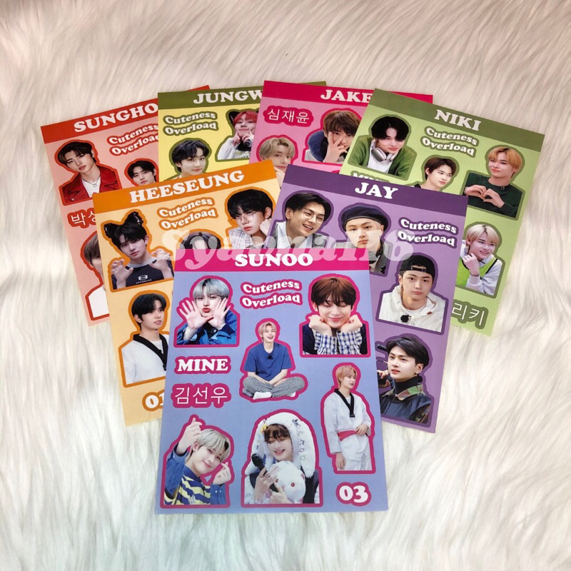 Jual STIKER ENHYPEN EDITION NO CUTTING// STIKER KPOP// FREEBIES KPOP MURAH | Shopee Indonesia