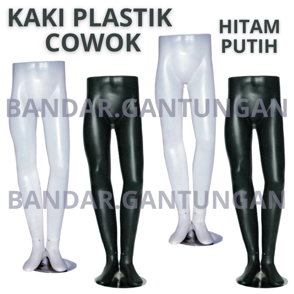 Jual Patung Manekin Plastik Cowok Pria Laki Laki Kaki Warna Hitam ...