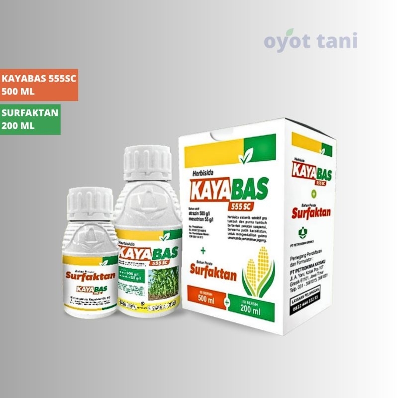 Jual Kayabas 555SC 500ml + Surfaktan 200ml (Original) | Herbisida ...