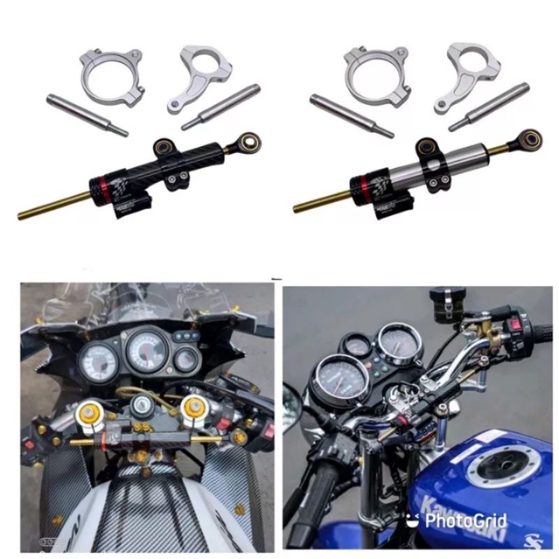 Jual STABILIZER MATRIS CARBON 16KLIK PLUS BREKET PNP NINJA SS RR ZX ...